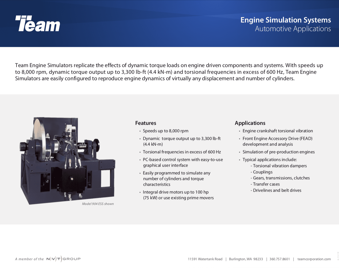 Product Literature - Team Corporation